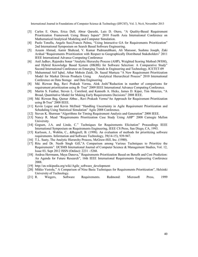 An Interactive Approach To Requirements Prioritization Using Quality Factors Pdf