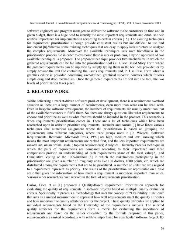 An Interactive Approach To Requirements Prioritization Using Quality Factors Pdf