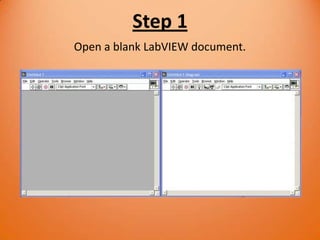 An Interactive Guide to Creating a Simple LabVIEW Program | PPT