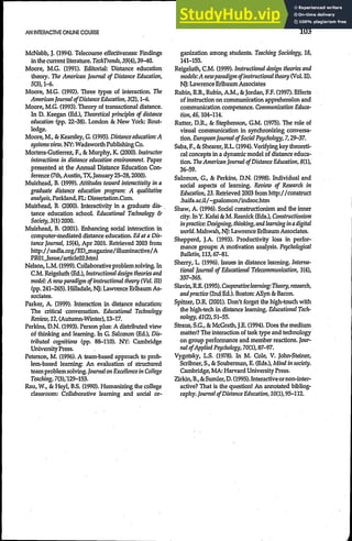 An Interactive Online Course A Collaborative Design Model | PDF