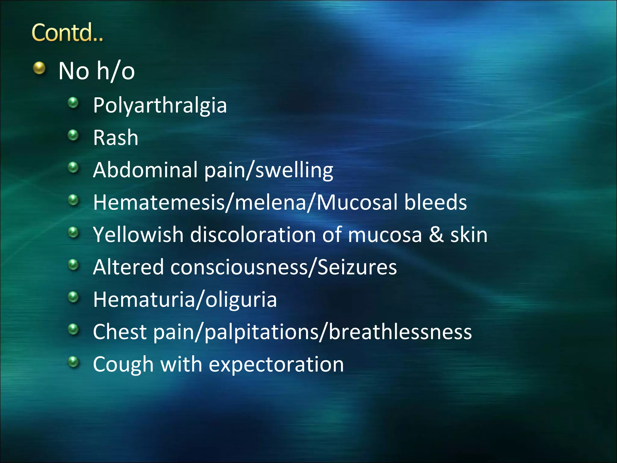 A Case Of Dengue Fever with Myocarditis | PPT
