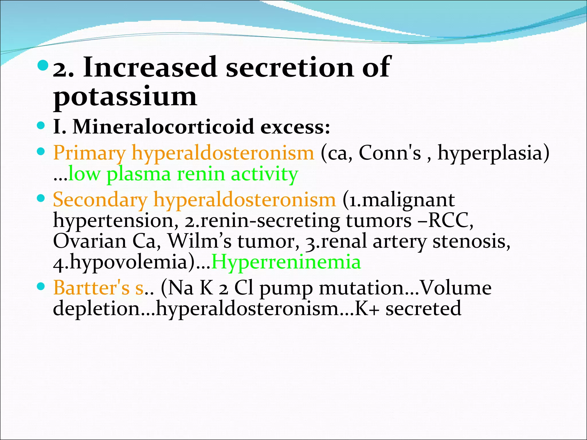 A Case of Bartter's Syndrome | PPT
