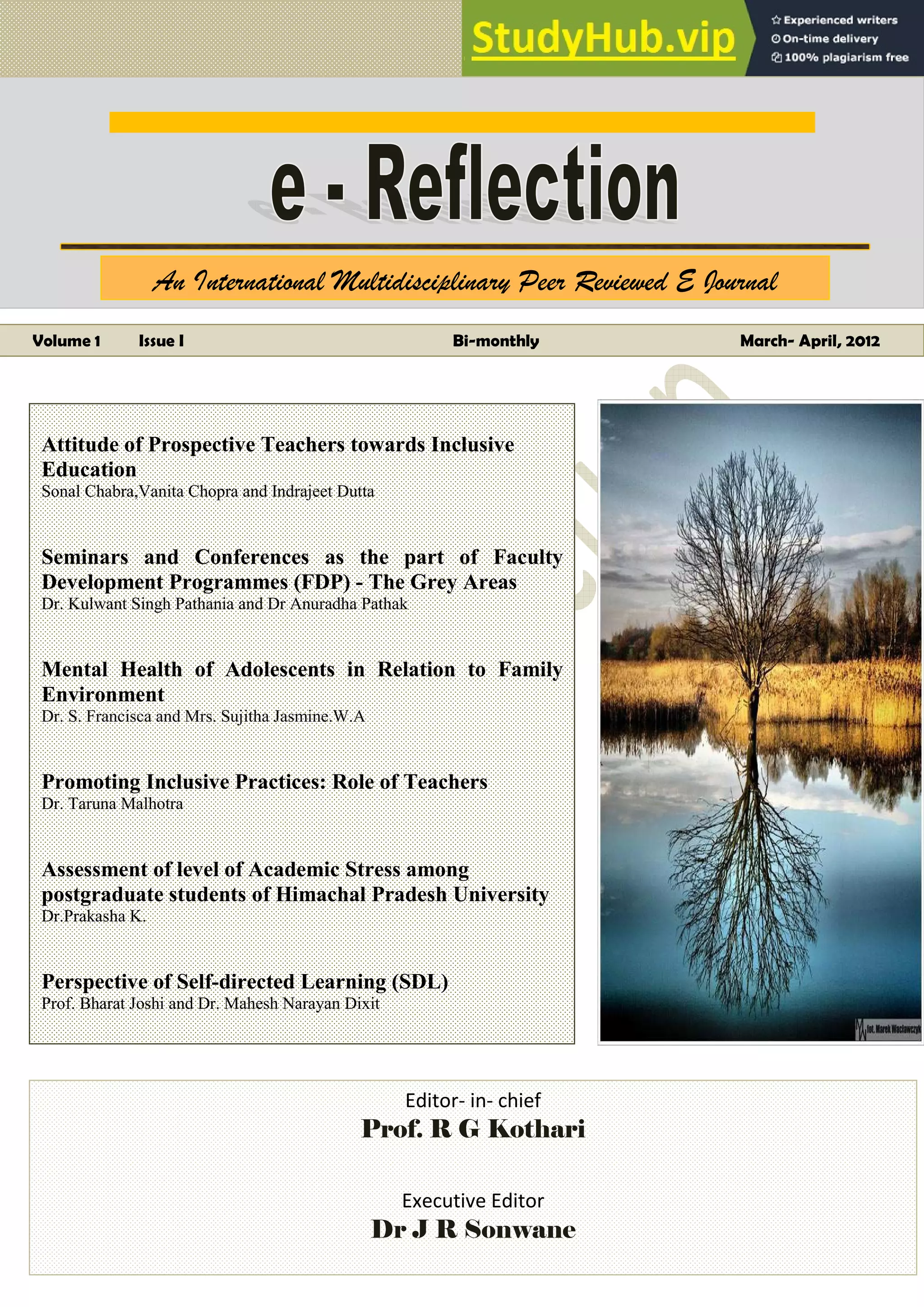 An International Multidisciplinary Peer Reviewed E Journal | PDF