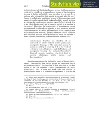 An Intersectional Approach To Homelessness Discrimination And ...