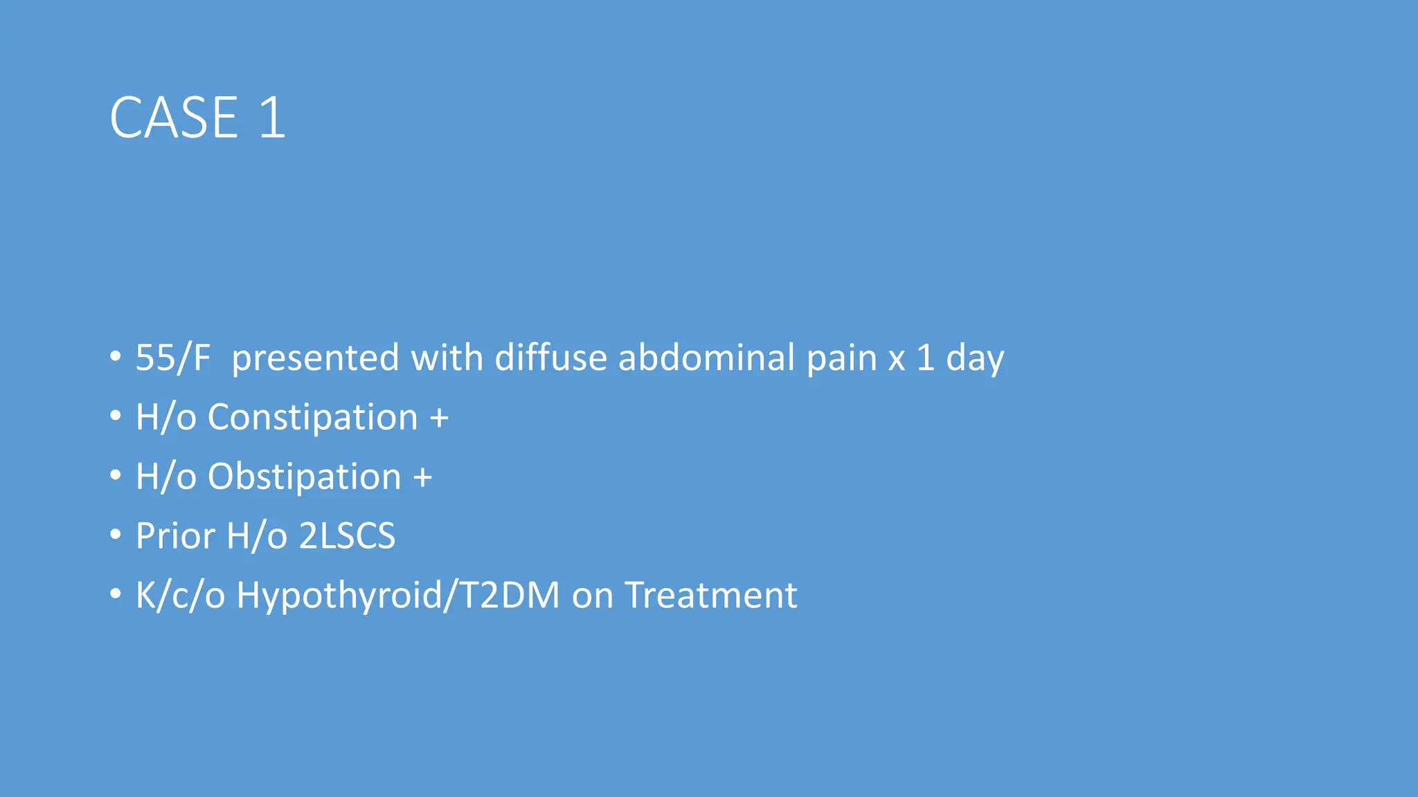 AN INTRIGUING CASE SERIES ON INTESTINAL OBSTRUCTION IN TB ABDOMEN FINAL ...