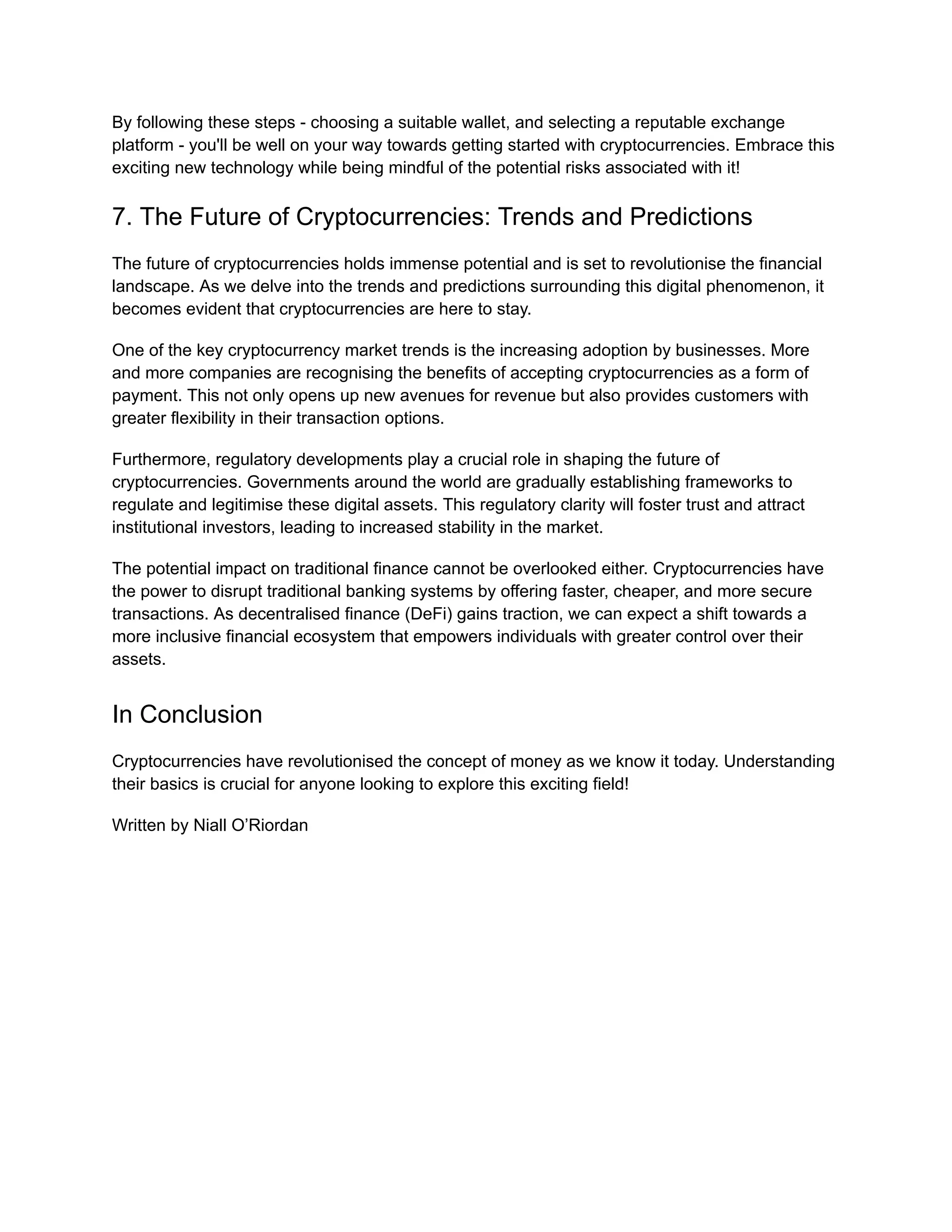 An Introduction into Cryptocurrencies_ Understanding the Future of ...