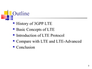 An introduction of 3 gpp long term evolution (lte) | PPT