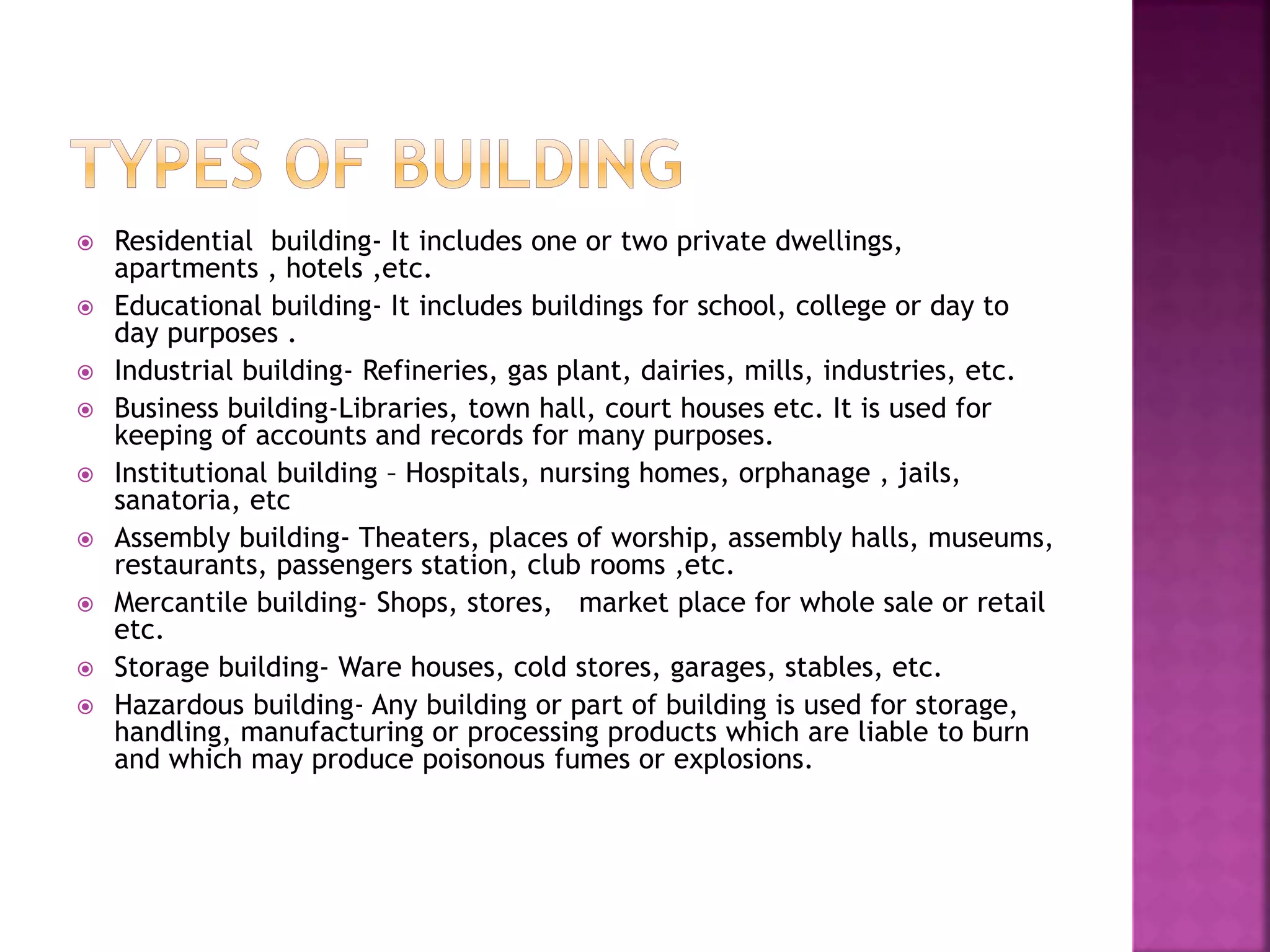 An introduction of building contruction | PPT