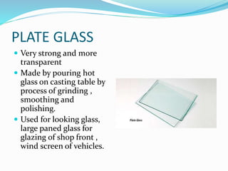 An introduction of different types of glasses | PPTX
