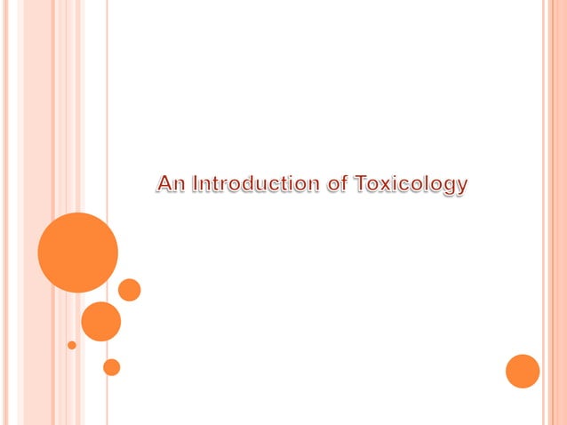 Toxicology | PPT