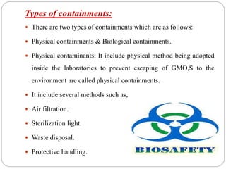 An introduction on biosaftey | PPTX | Infectious Diseases | Diseases ...