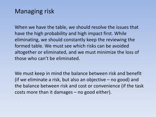 Risk Management | PPT