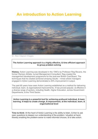 An introduction to Action Learning | PDF | Education