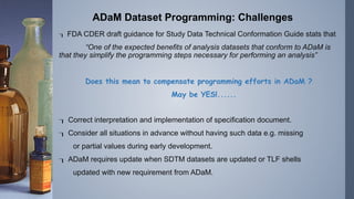 An Introduction to ADaM.pptx (analysis dataset) | PPTX