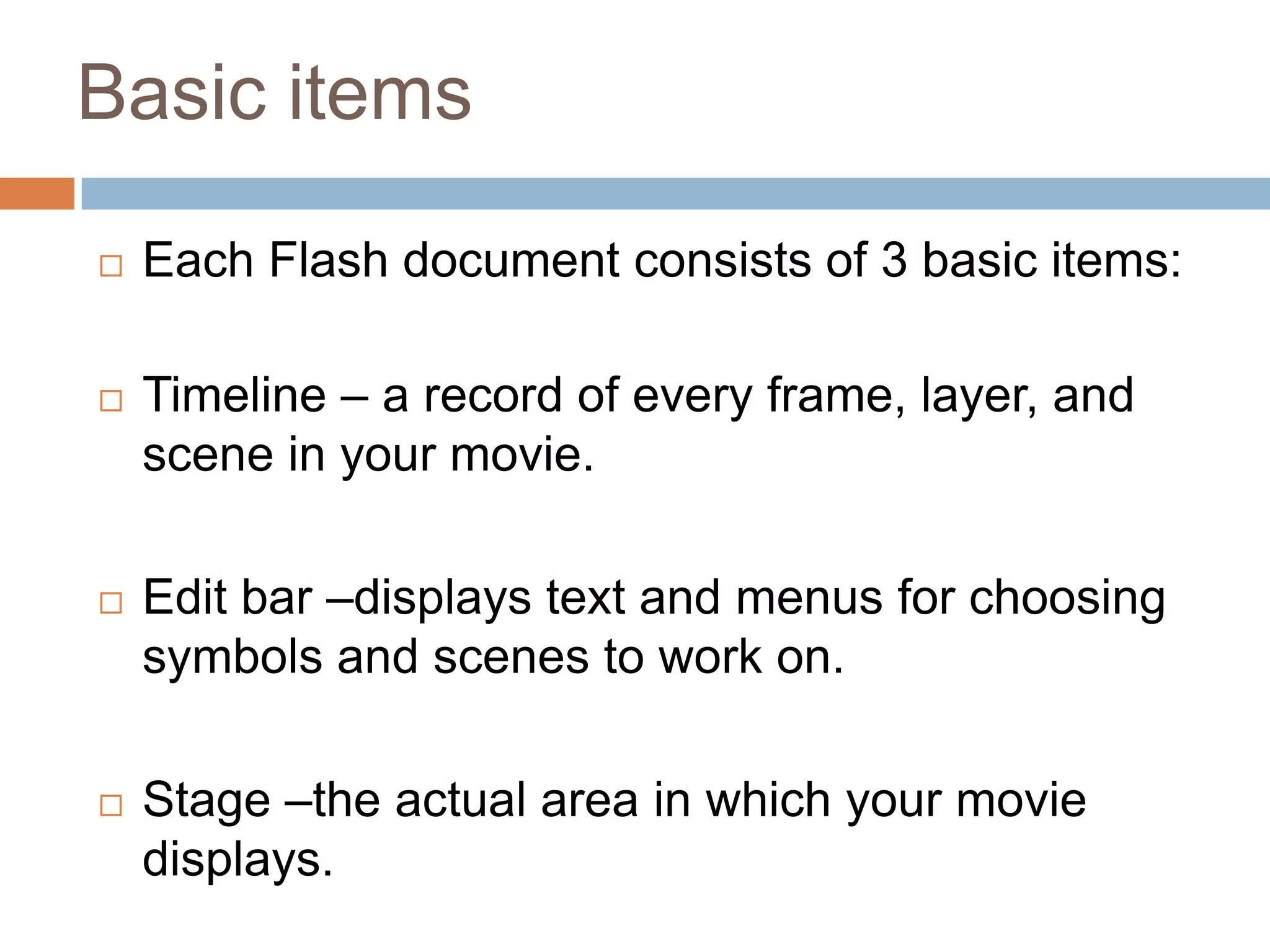 An introduction to adobe flash cs3 | PPTX