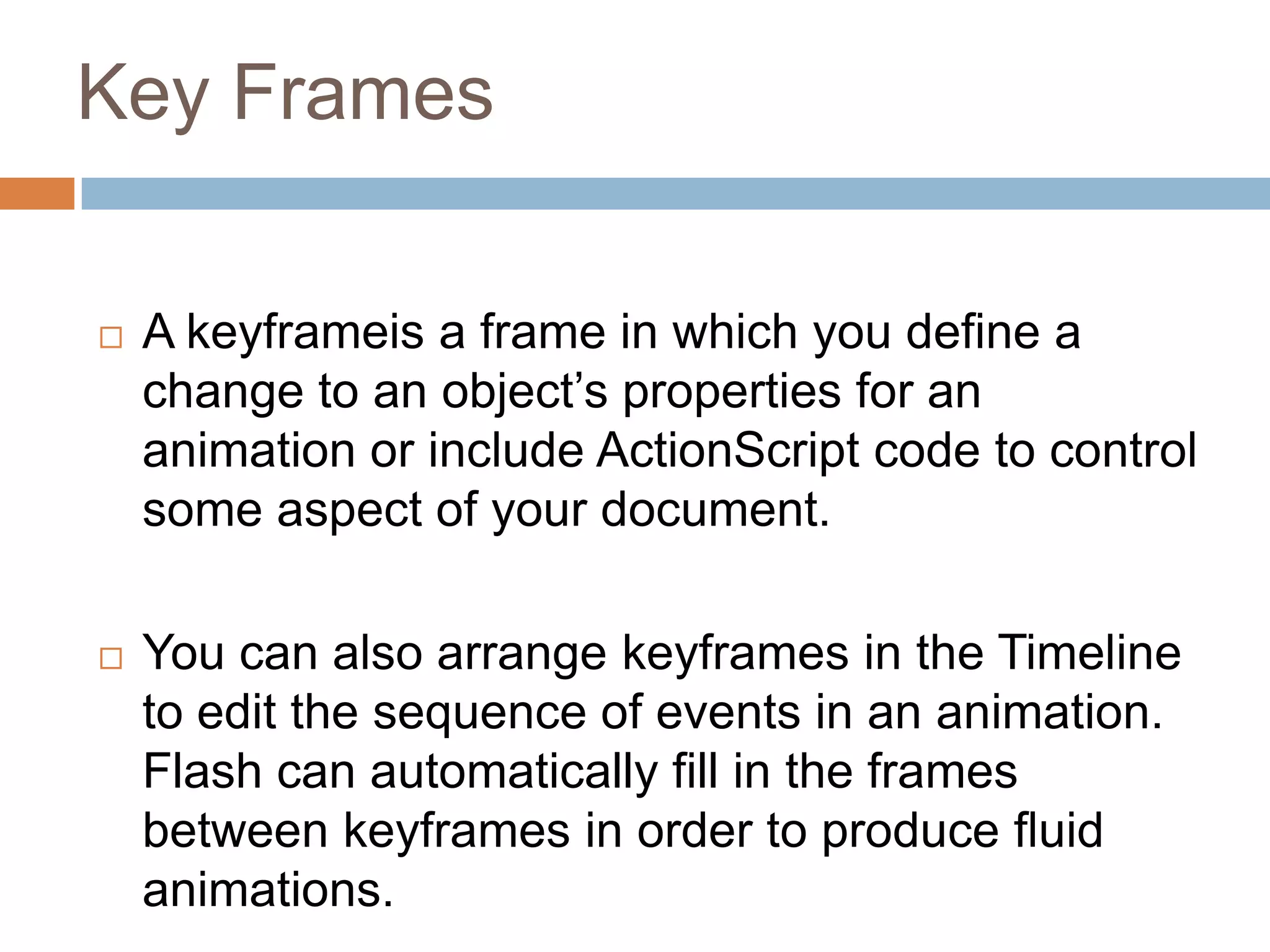 An introduction to adobe flash cs3 | PPTX