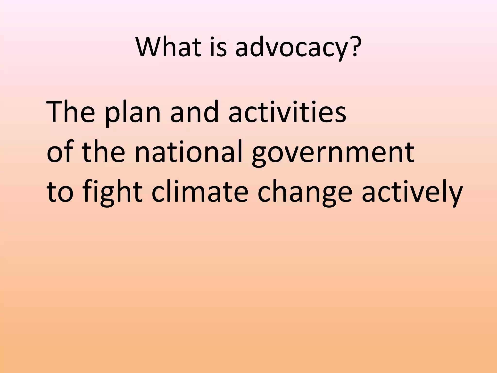 An introduction to advocacy and campaigning | PPTX