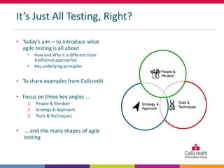 An Introduction to Agile Testing Agile Tour Kaunas 2013 | PPTX