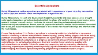 An introduction to agriculture and agronomy | PPTX