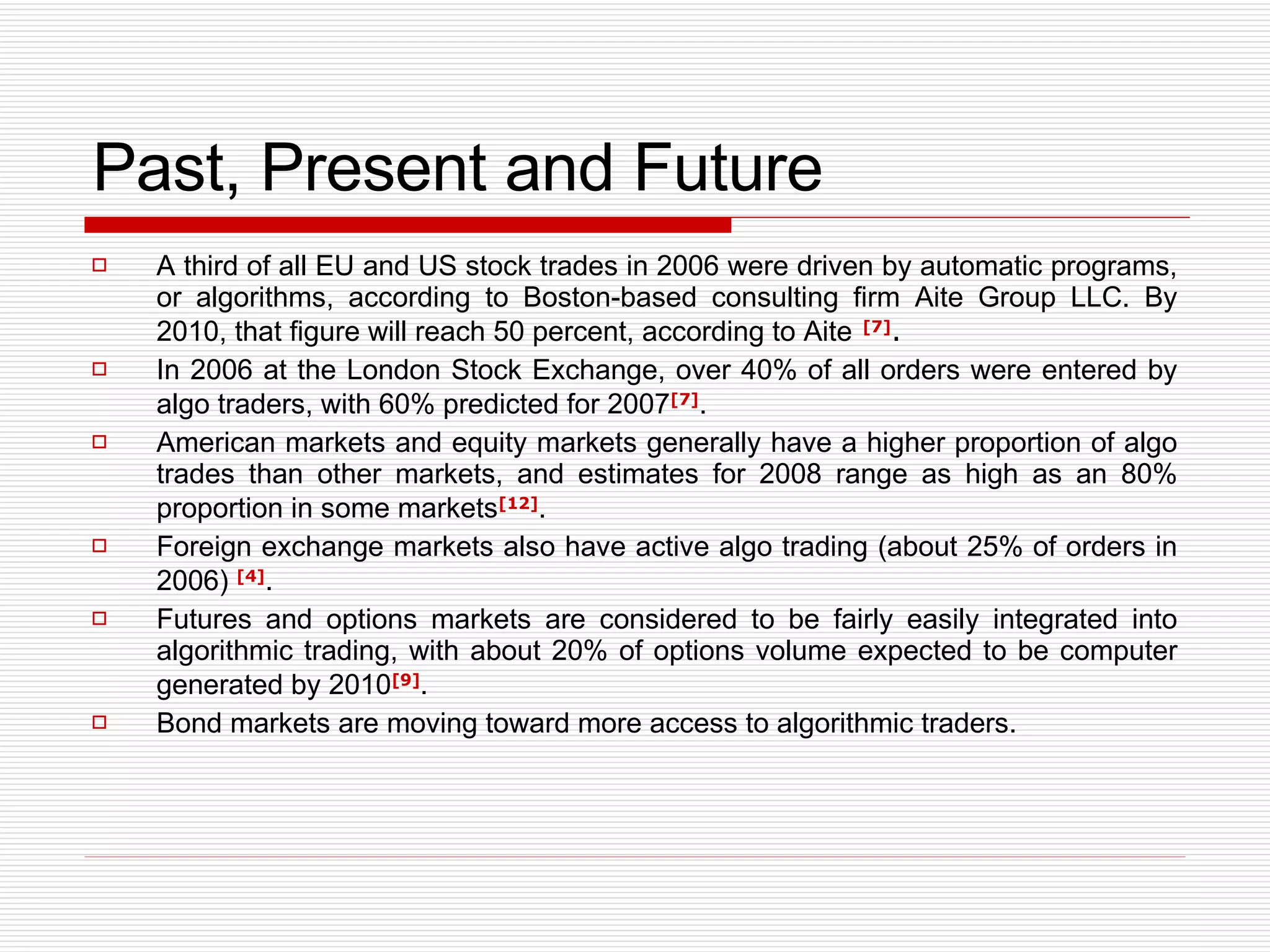 Algorithmic Trading An Introduction Ppt