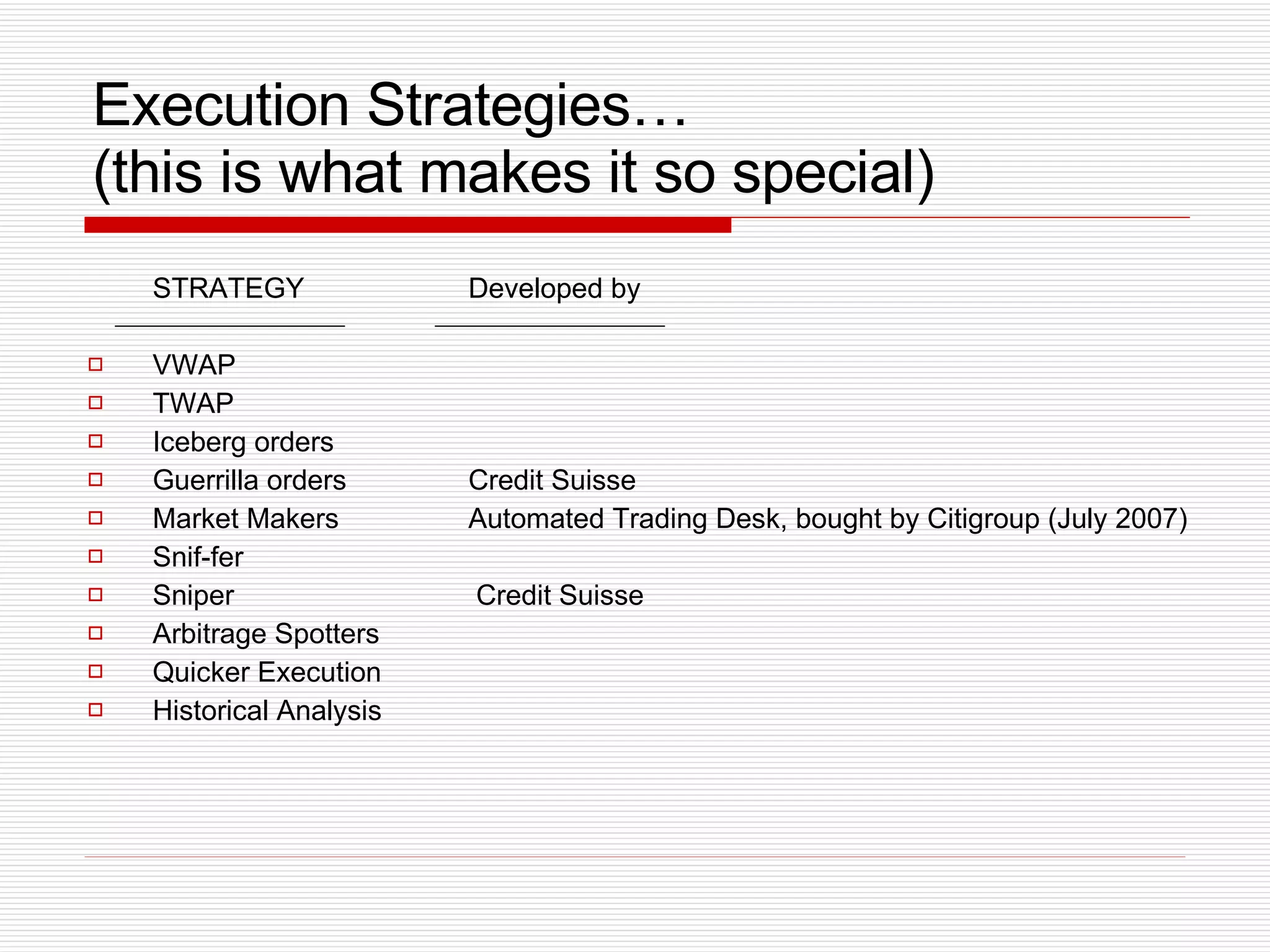 Algorithmic Trading-An Introduction | PPT