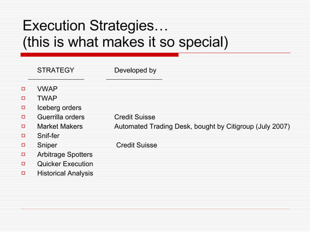 Algorithmic Trading-An Introduction | PPT