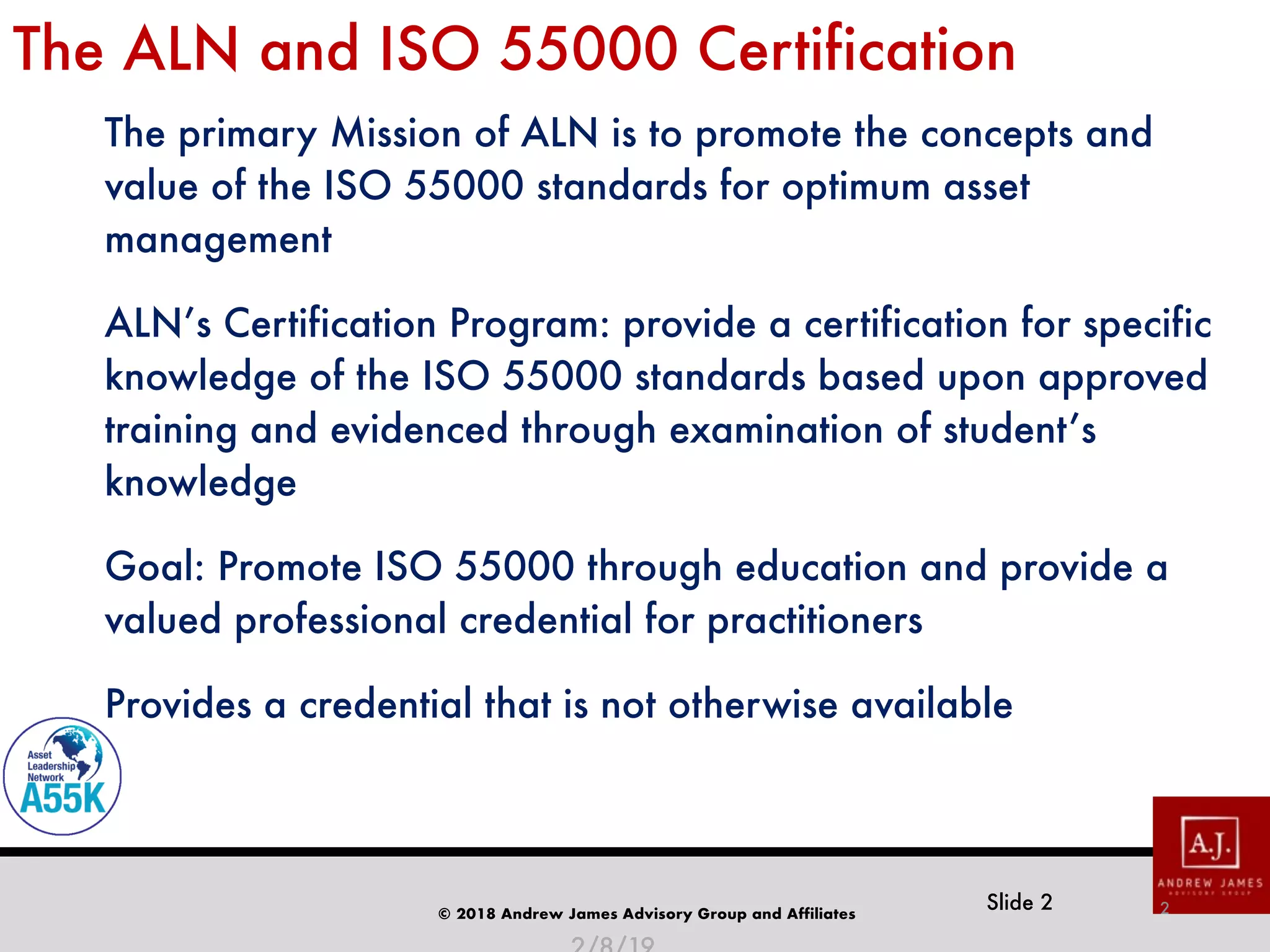 Introduction to ISO 55000 Training | PDF