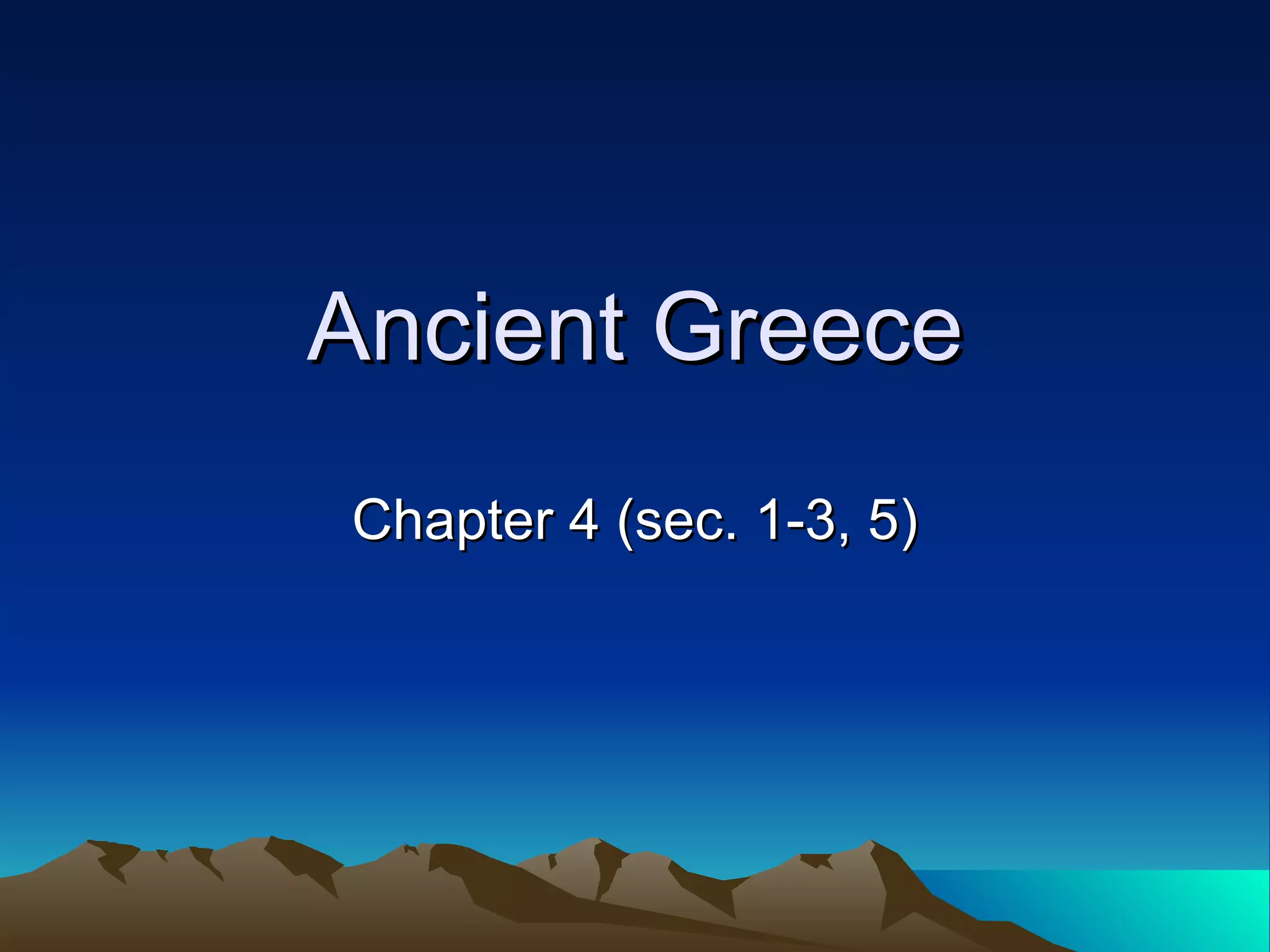 An Introduction To Ancient Greece | PPT