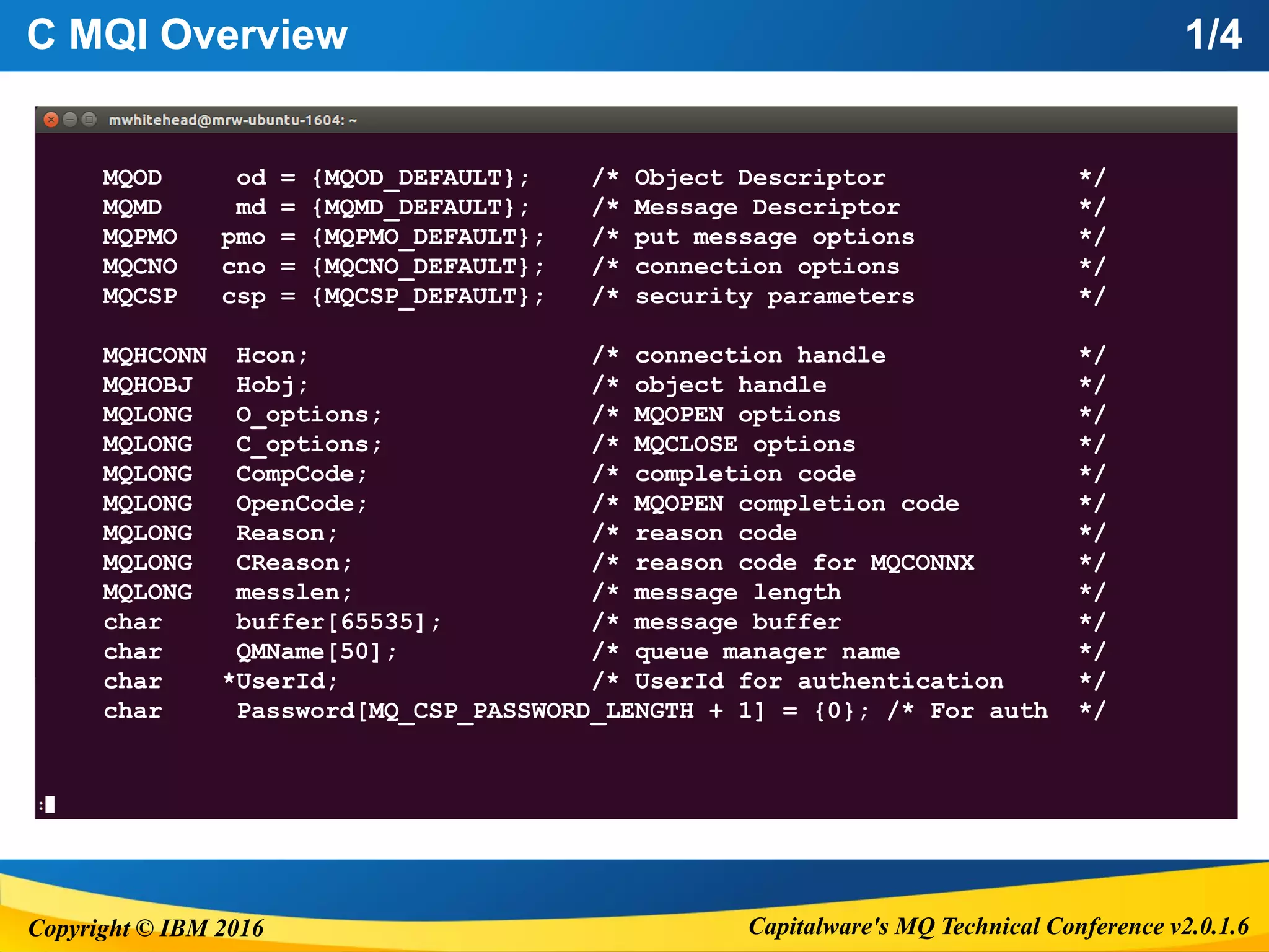 An Introduction to and Comparison of the Different APIs Supported by MQ ...