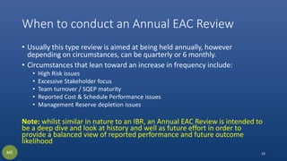 An introduction to an effective earned value management system (EVMS ...