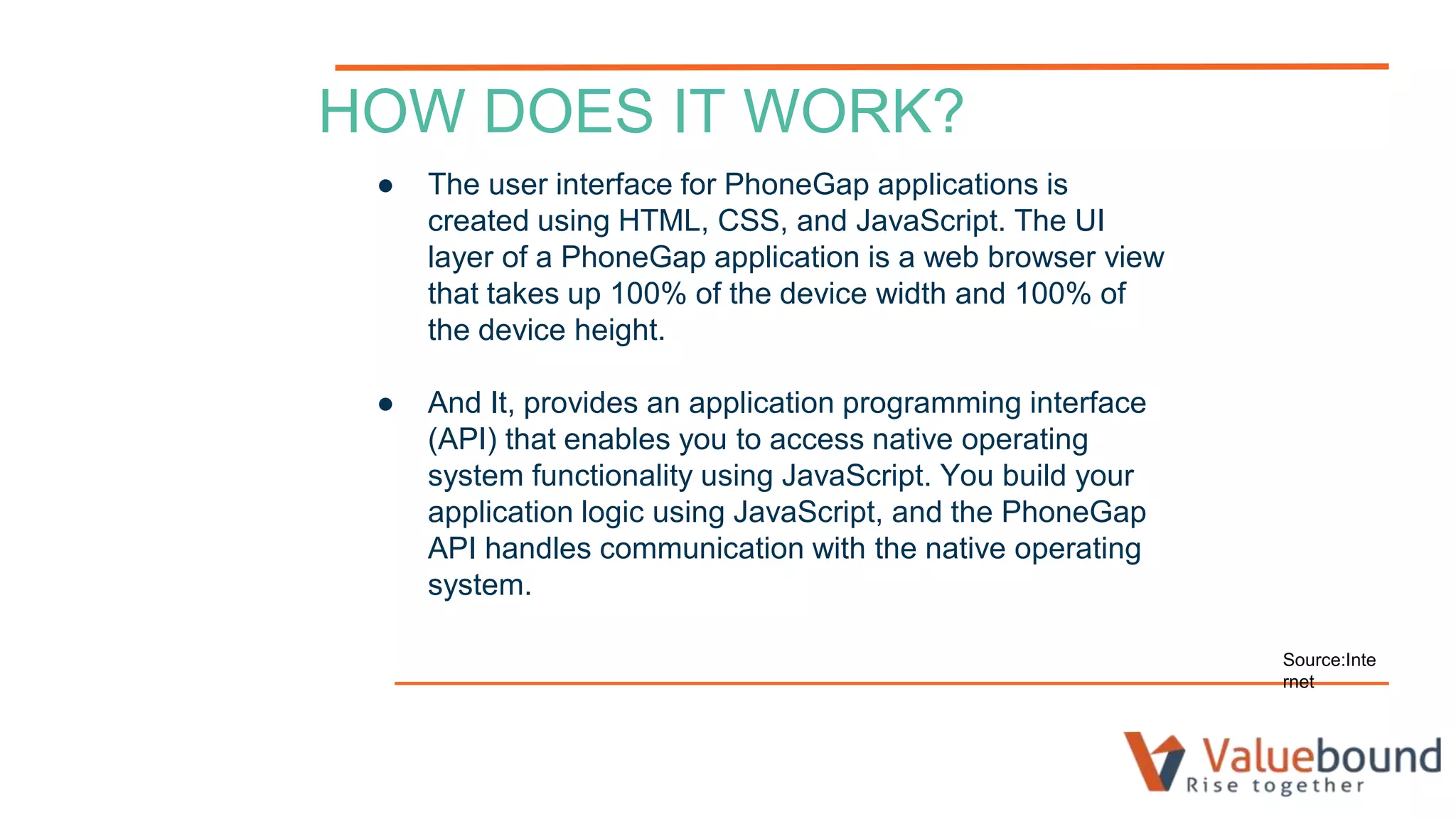 An introduction to Apache Cordova | PPTX