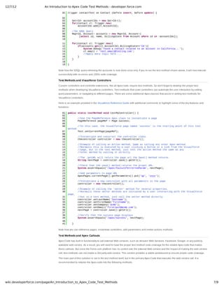 An introduction to apex code test methods developer.force | PDF