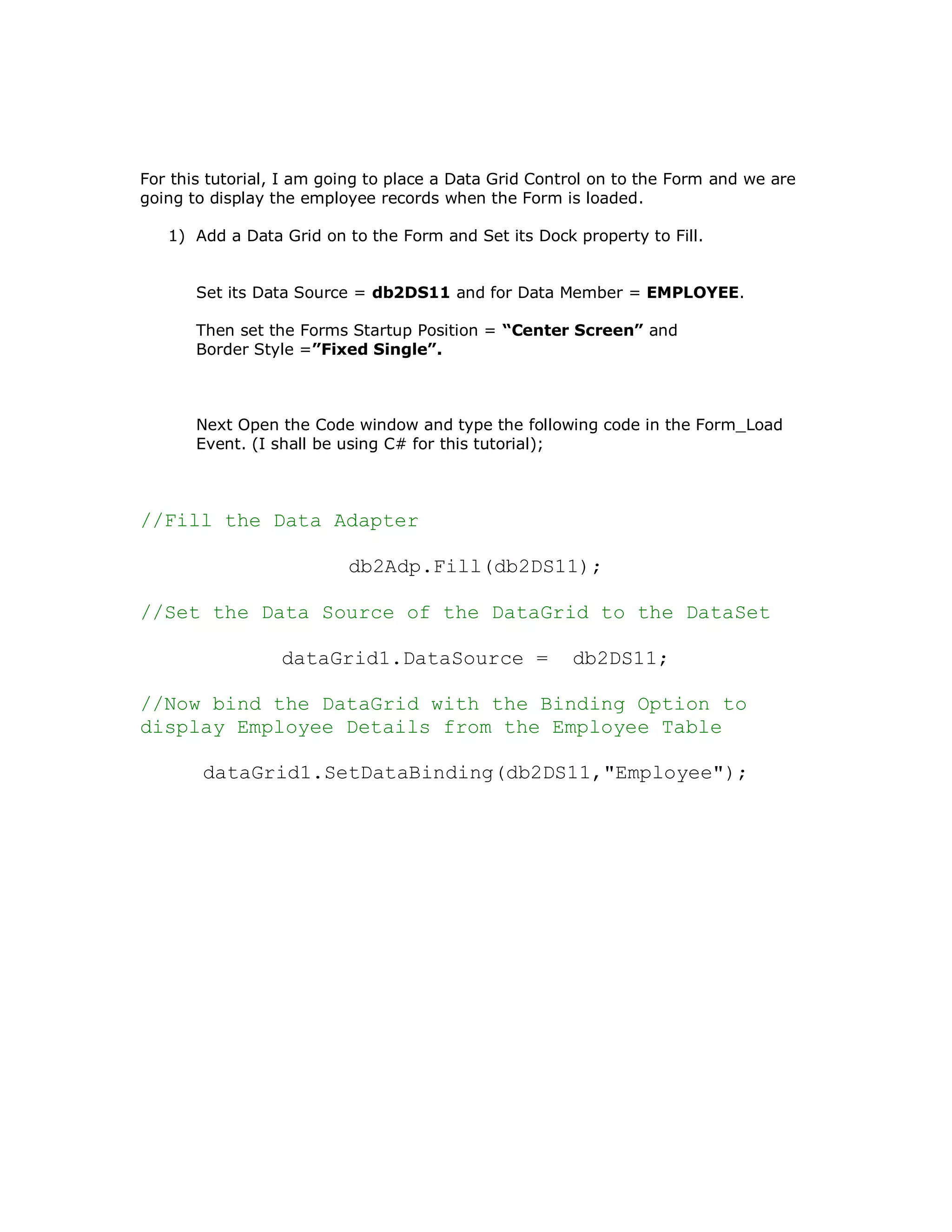 IBM DB2 App Development with Microsoft Visual C# | PDF