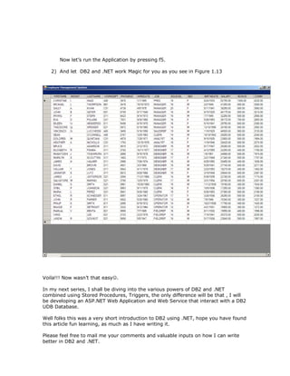 IBM DB2 App Development with Microsoft Visual C# | PDF