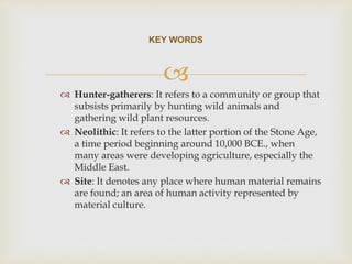 An introduction to archaeology | PPTX