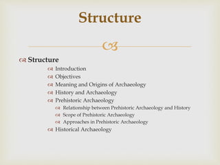 An introduction to archaeology | PPTX