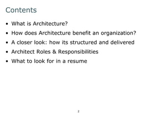 An introduction to architecture and architects | PPT
