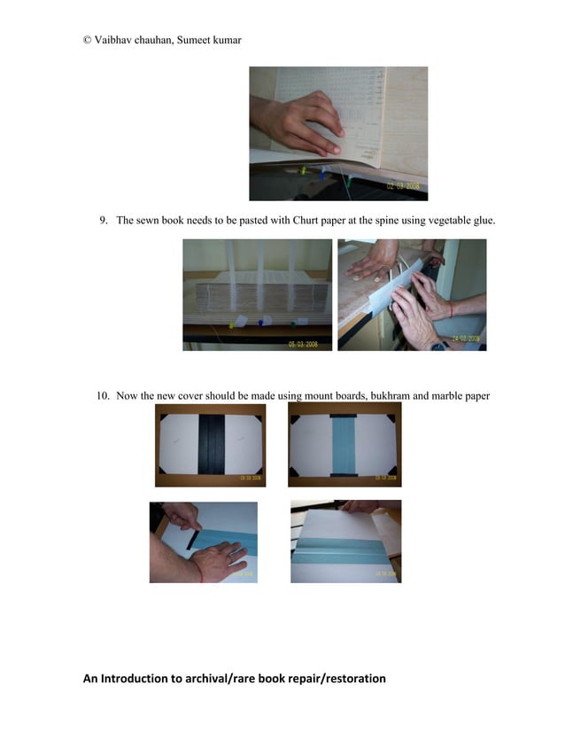 An introduction to archival book restoration | PDF