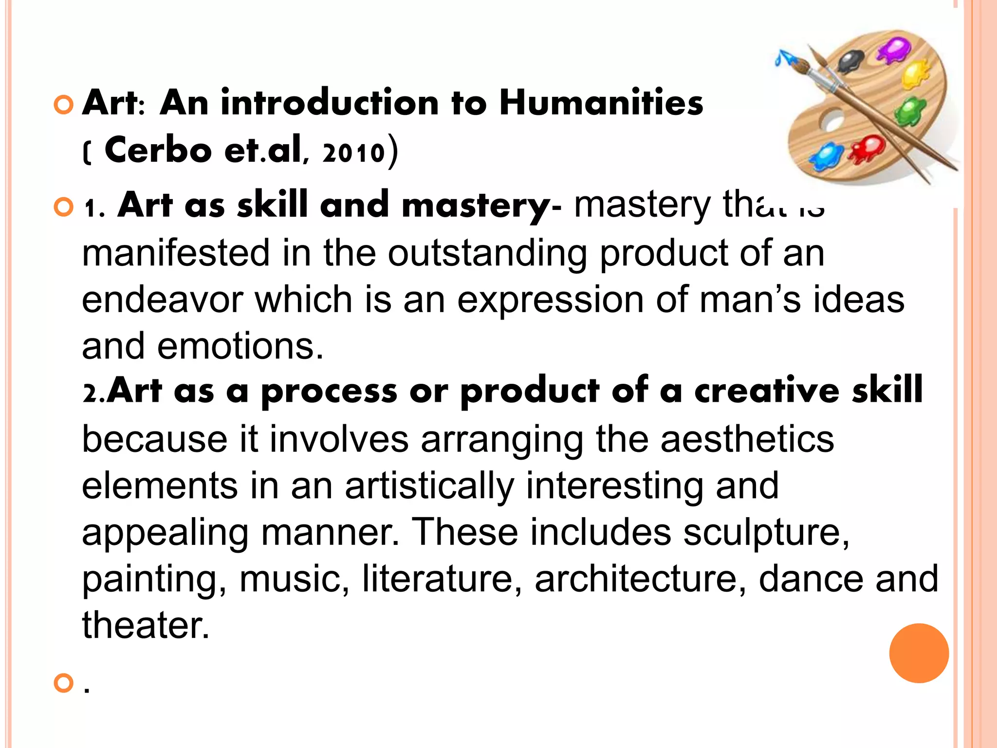 An introduction to art | PPTX