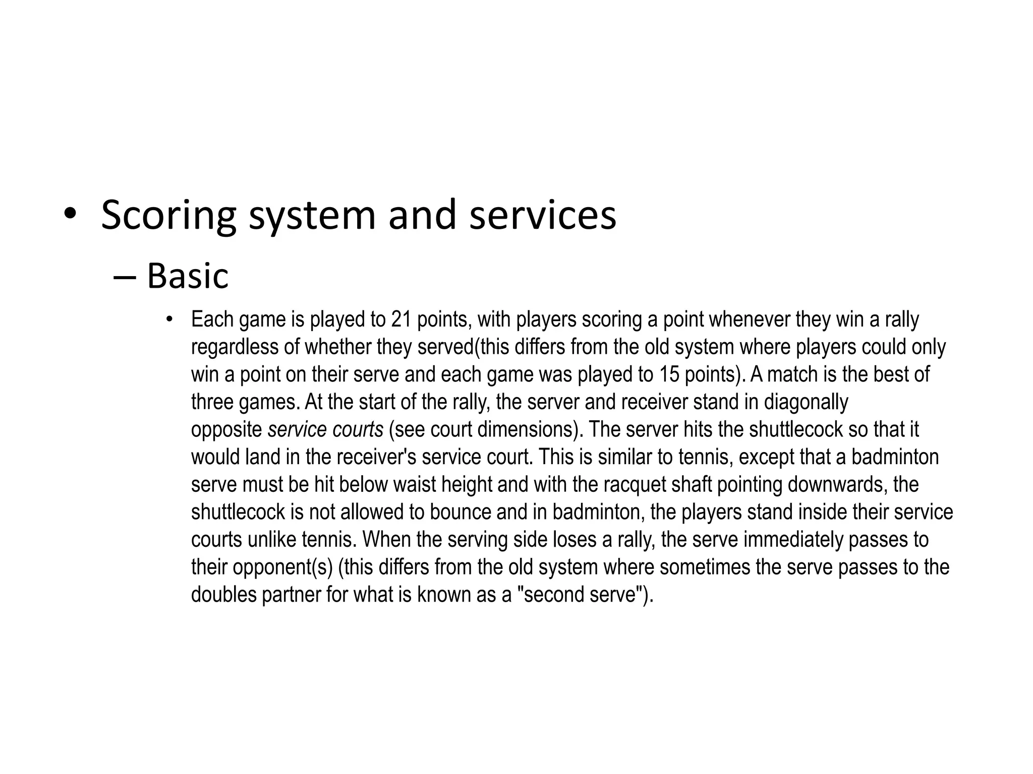 An introduction to badminton | PPTX