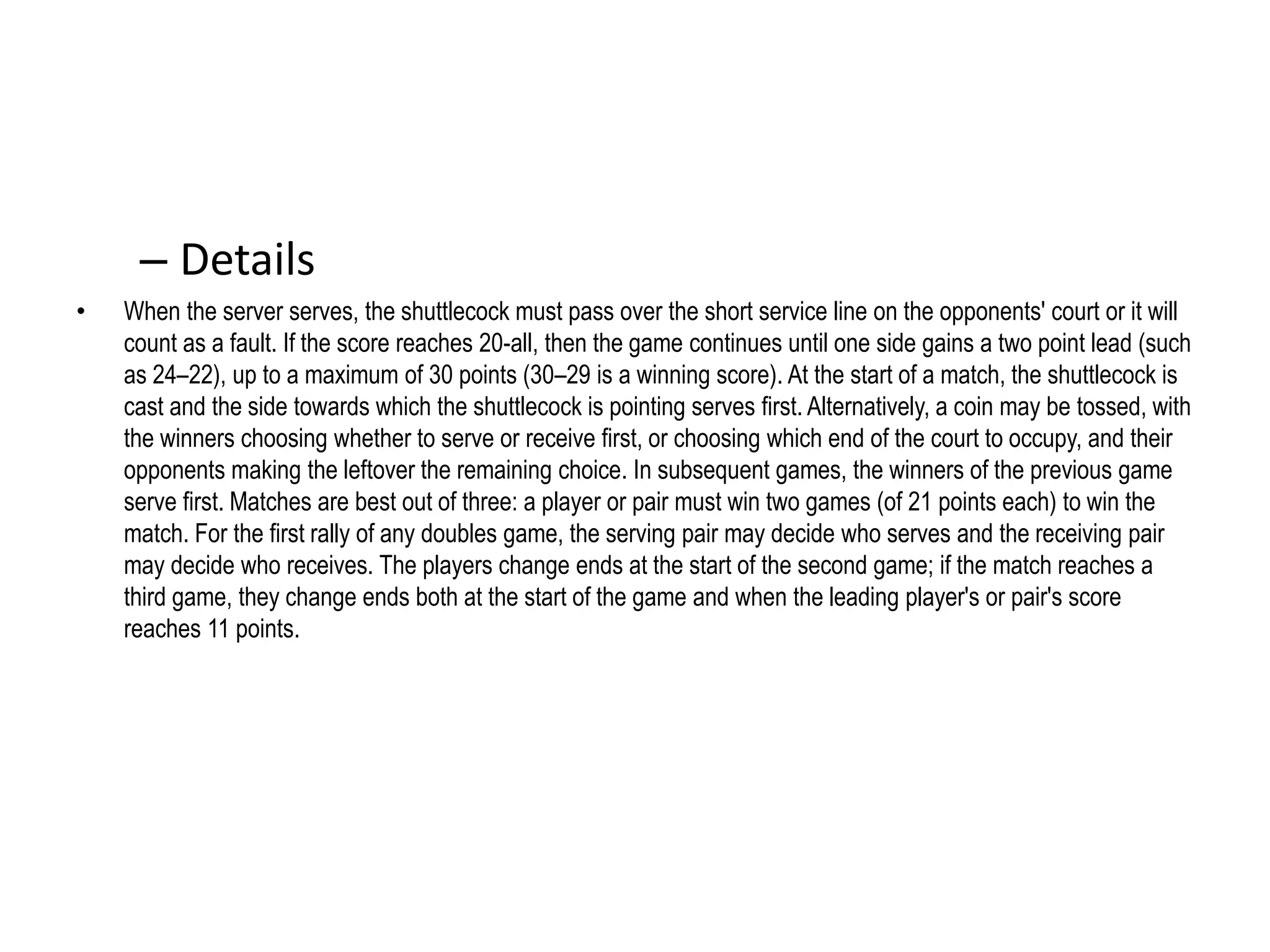 An introduction to badminton | PPTX