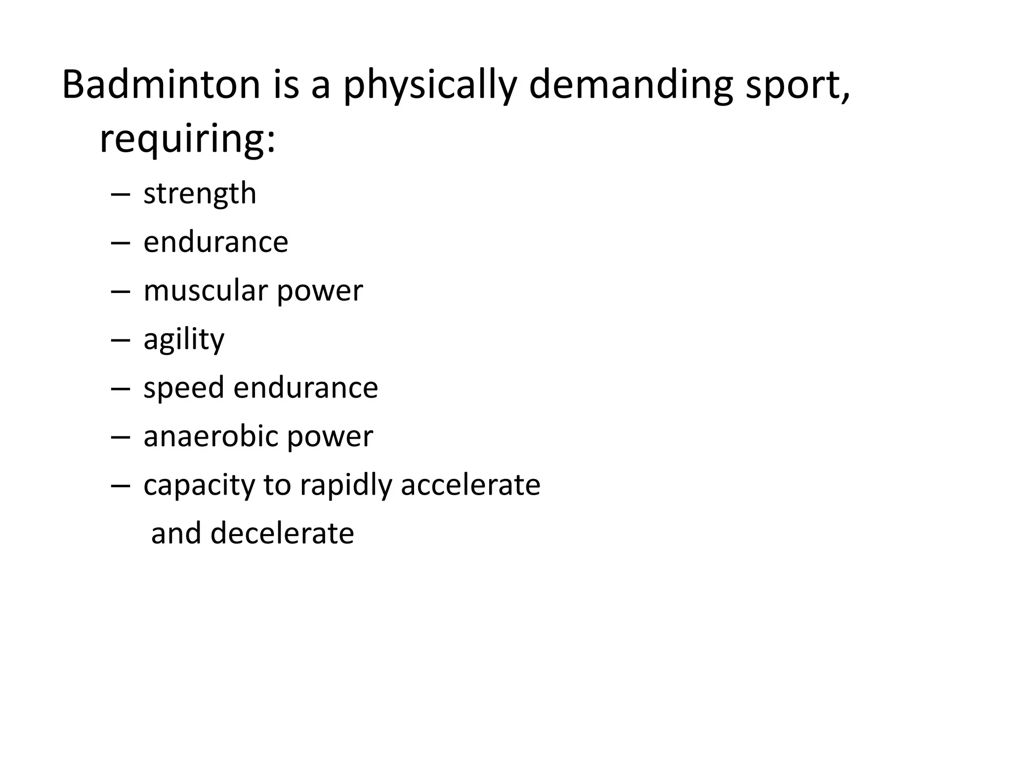 An introduction to badminton | PPTX