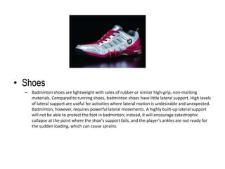 An introduction to badminton | PPTX