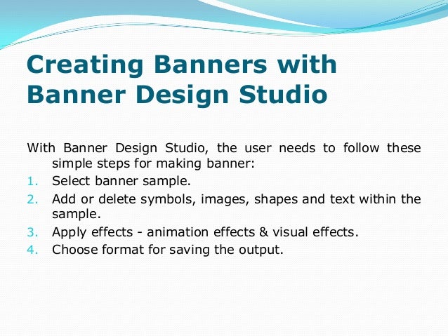 An introduction to banner design studio
