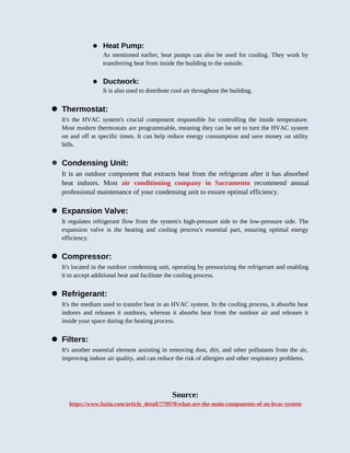 An Introduction to Basic HVAC Elements | PDF
