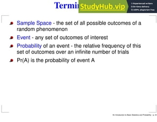 An Introduction To Basic Statistics And Probability | PDF | Physics | Science