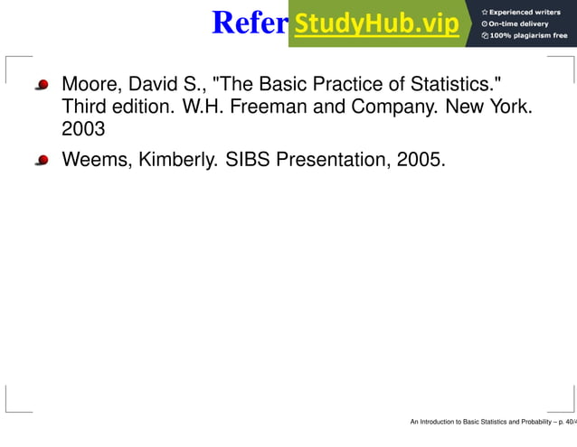 An Introduction To Basic Statistics And Probability | PDF | Physics | Science