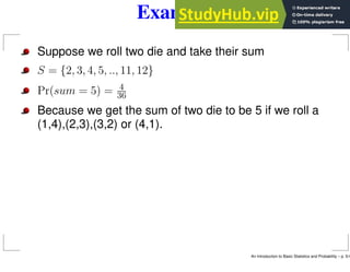 An Introduction To Basic Statistics And Probability | PDF