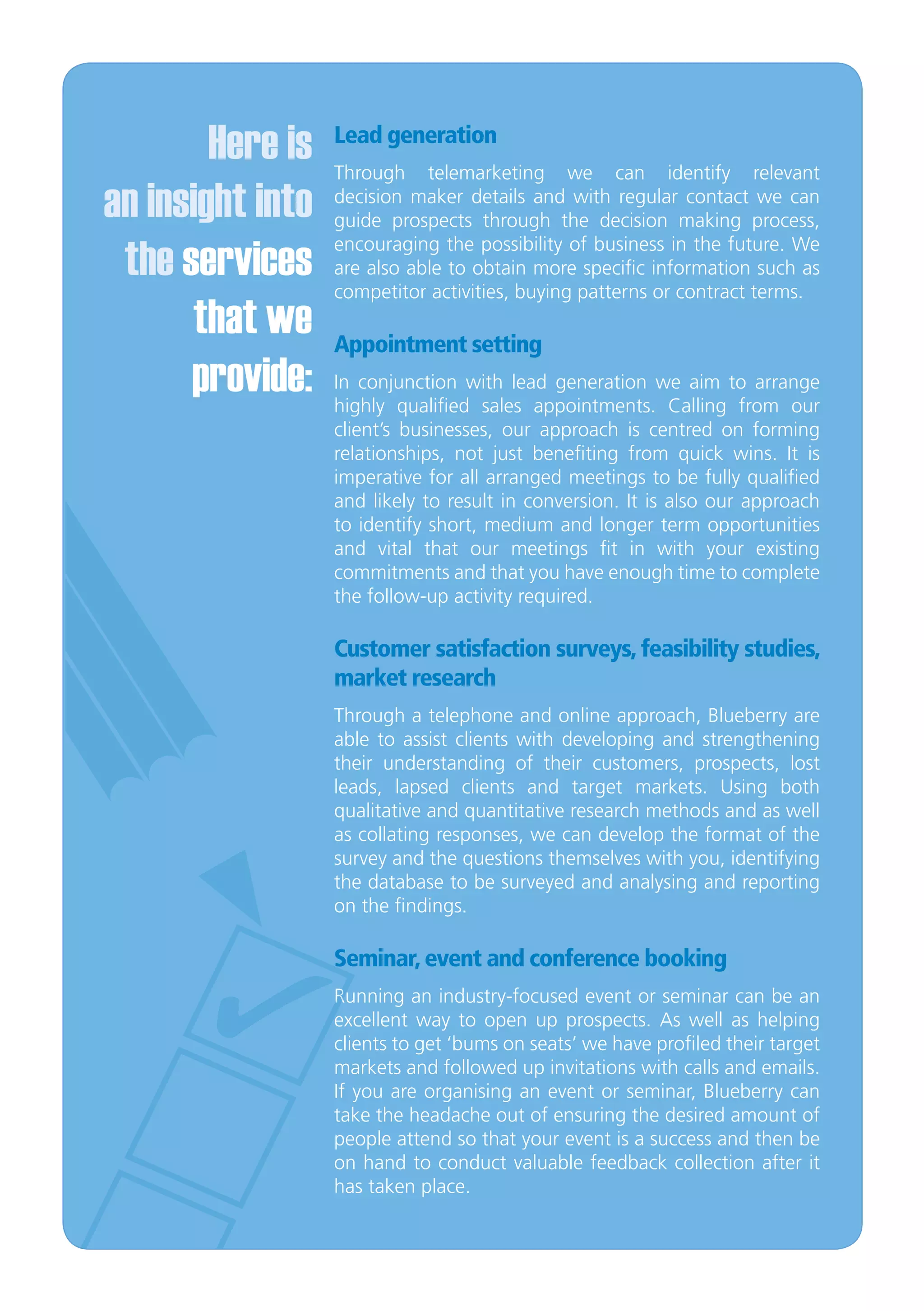 An Introduction To Blueberry Marketing Solutions | PDF