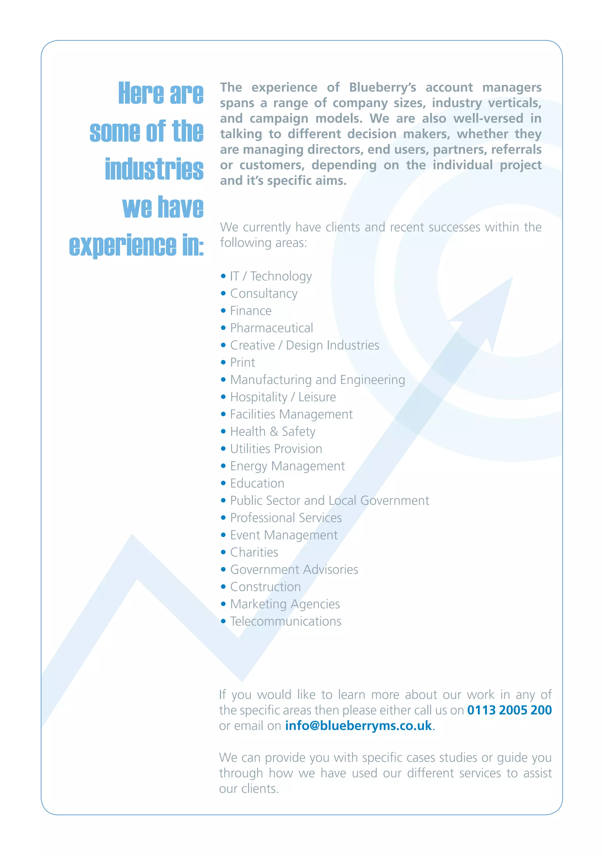 An Introduction To Blueberry Marketing Solutions | PDF